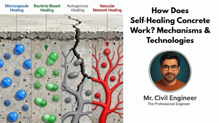 Self‑Healing Concrete: Durable, Smart Infrastructure Material