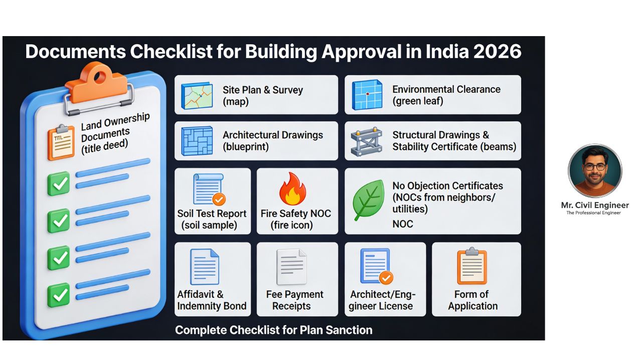 Building Approval Process in India: Step-by-Step Guide (2026)
