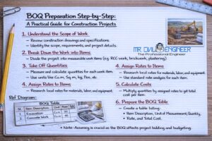 BOQ Preparation Step-by-Step | Complete Practical Guide