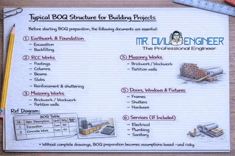 BOQ Preparation Step-by-Step | Complete Practical Guide