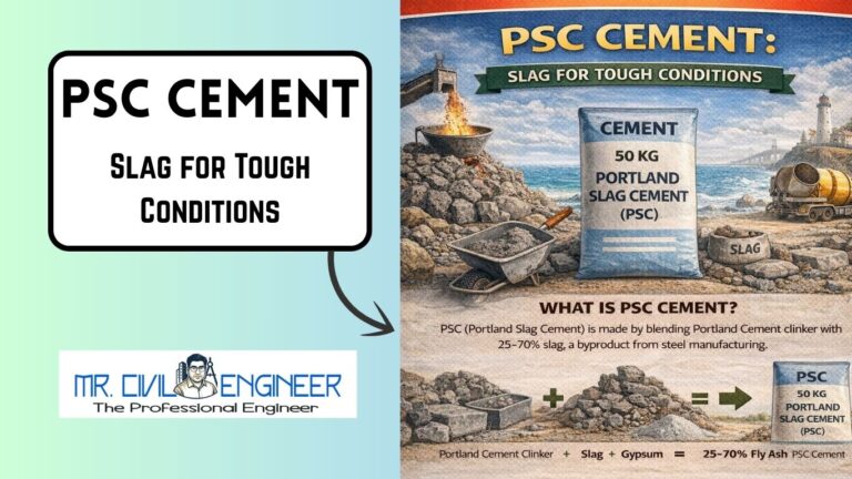Cement Grades Explained: OPC vs PPC vs PSC (House Construction Guide)