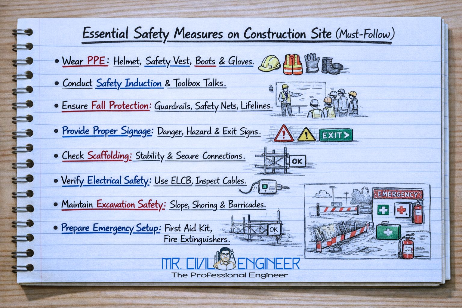 Safety Measures on Construction Site | Rules, PPE & Hazards