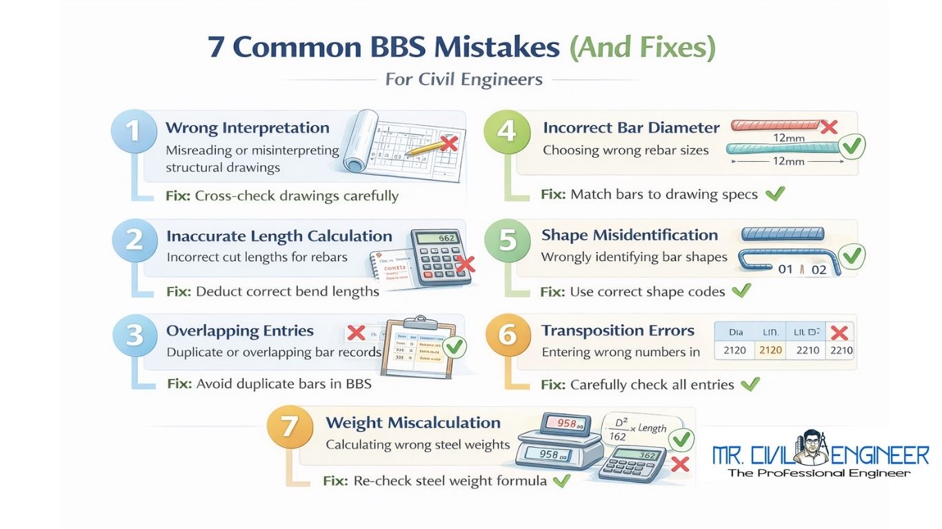 Bar Bending Schedule (BBS) – Basics with Example for Beams