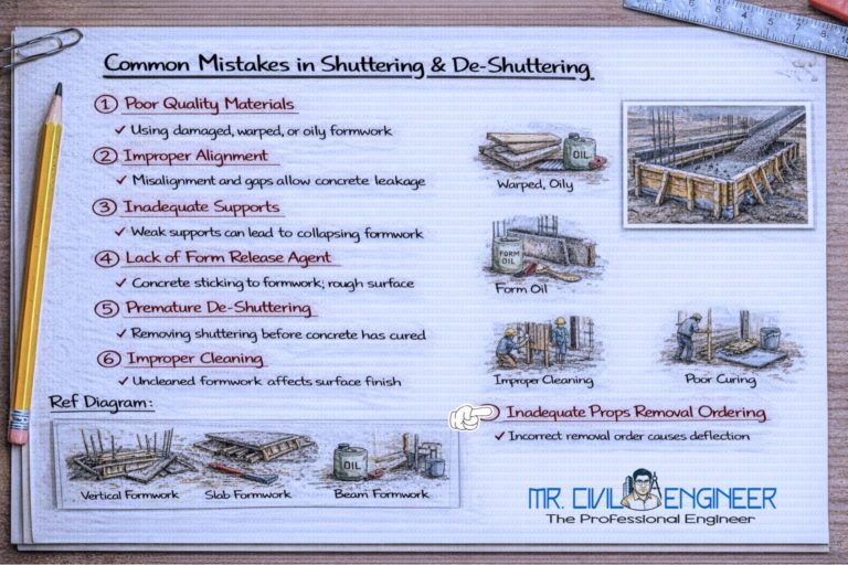 Shuttering Types & Removal Time as per IS Code | RCC Guide